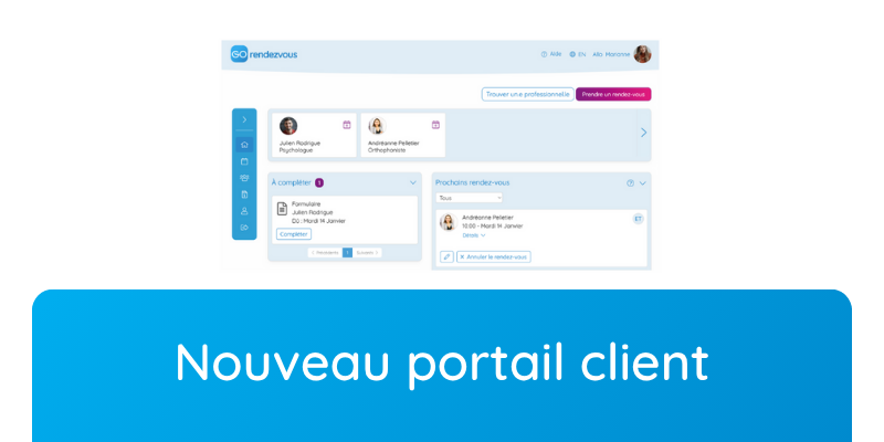 Portail Client GOrendezvous : Optimiser l’expérience client